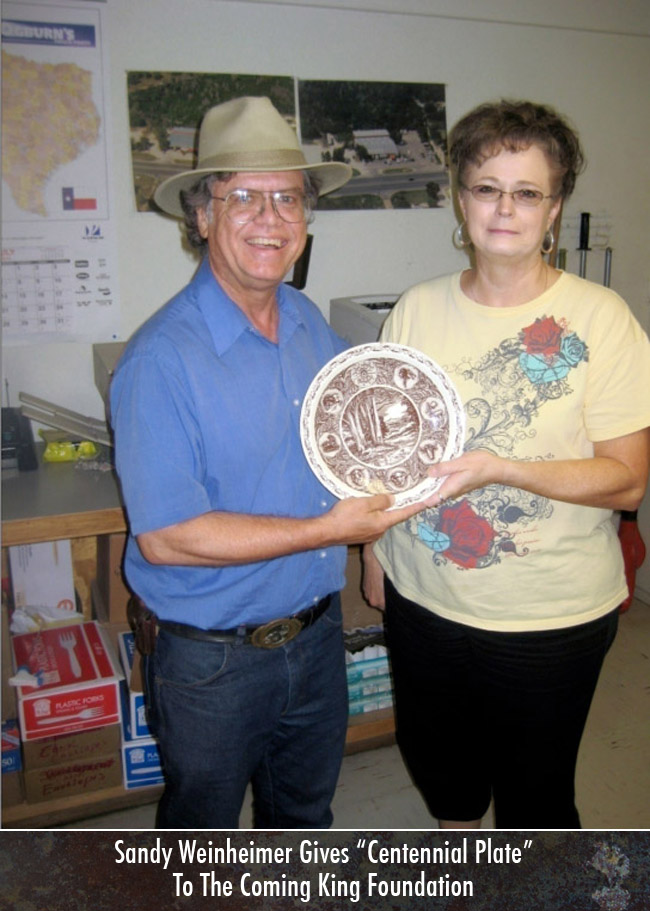 Centennial Plate S-Group Photo - The Cross at Kerrville